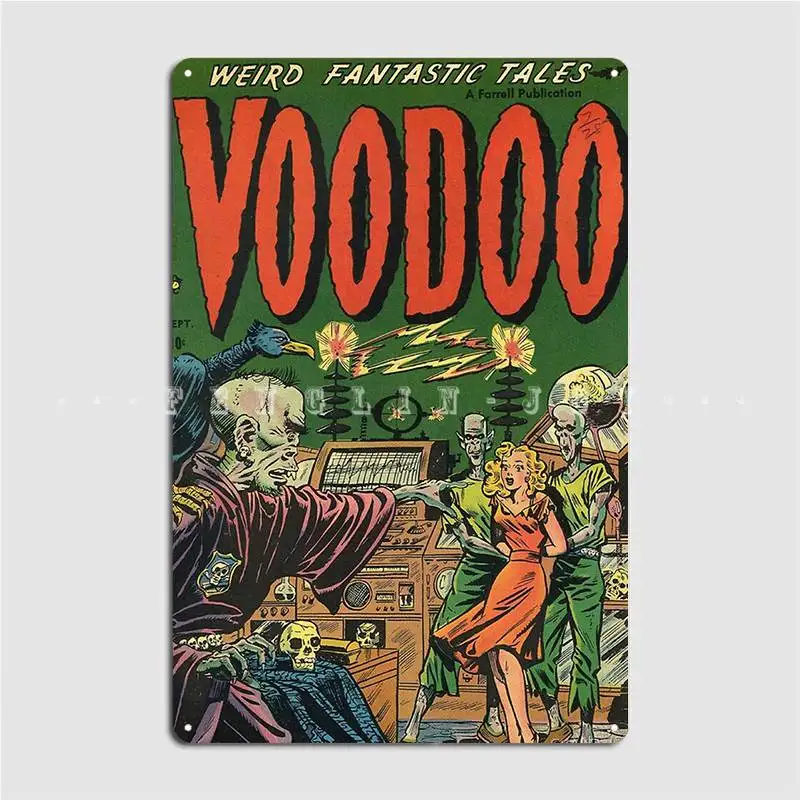 Voodoo Poster Metal Plaque Wall Decor Customize Club Bar Club Tin Sign ...