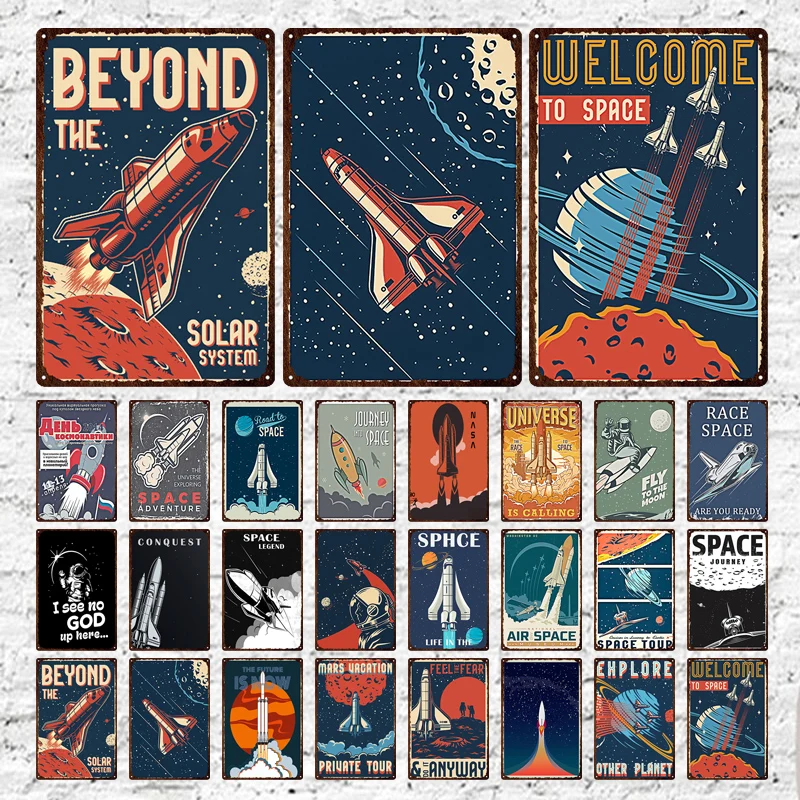 Retro Space Poster