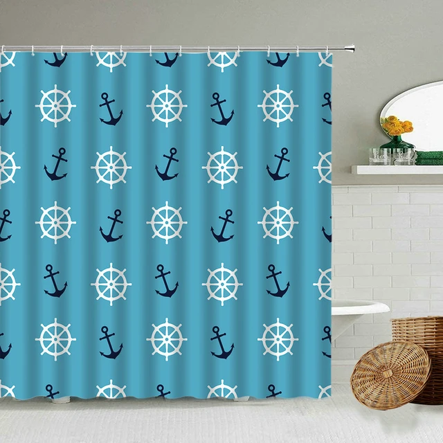 Blue Cartoon Anchor