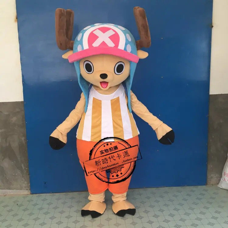 Deer Mascot Costume Onepiece Tony Chopper Fantasia Dress For Adult ...