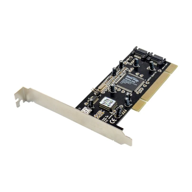 Pci To 2 Port Sata Raid Controller Card Sil3112 Chipset Sata Pci Serial ...