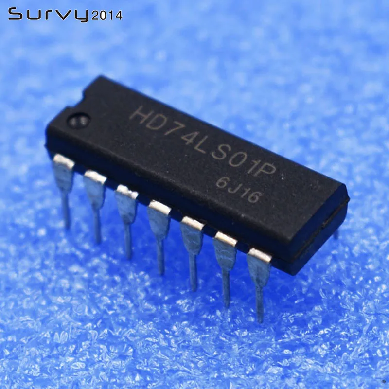 5-piezas-10-piezas-HD74LS01P-14-pines-74LS01-HD74L-cu-druple-2-entrada ...