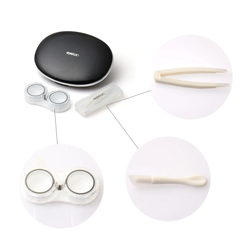 Magnetic Induction Contact Lens Case Slim Design Contact Lenses Case ...