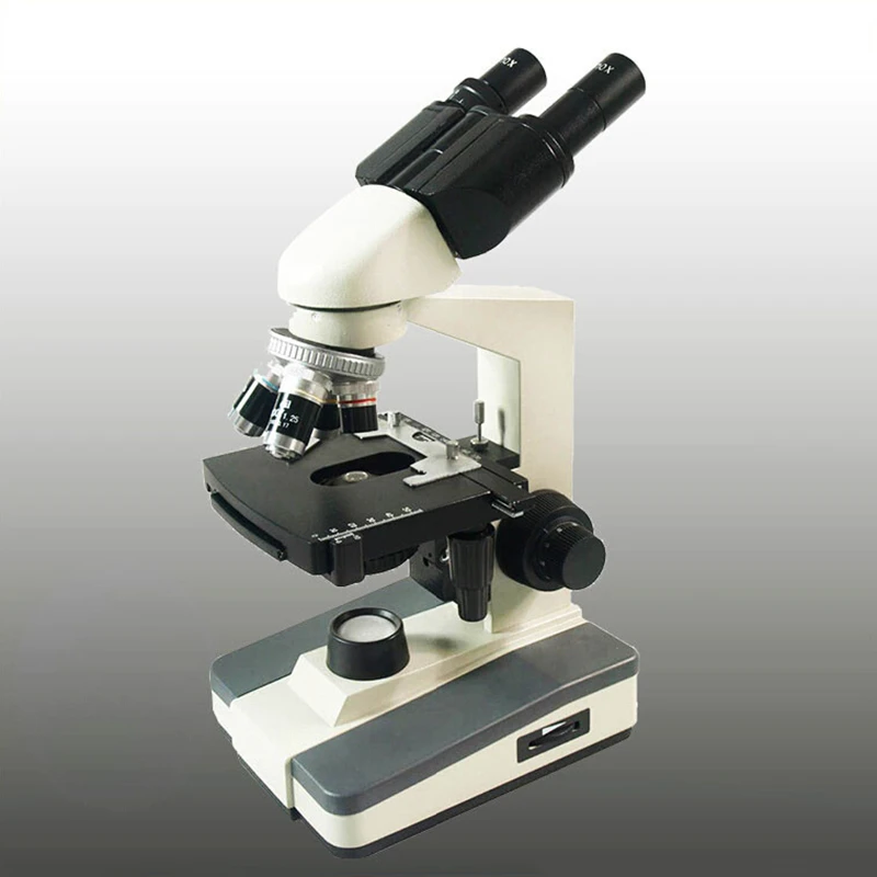Professional-1000X-LED-Binocular-Biological-Microscope-Articulated-Free ...