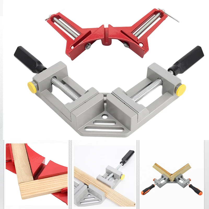 90 Degree Corner Clamp, Double Handle Spring Loaded Right Angle Clamp ...
