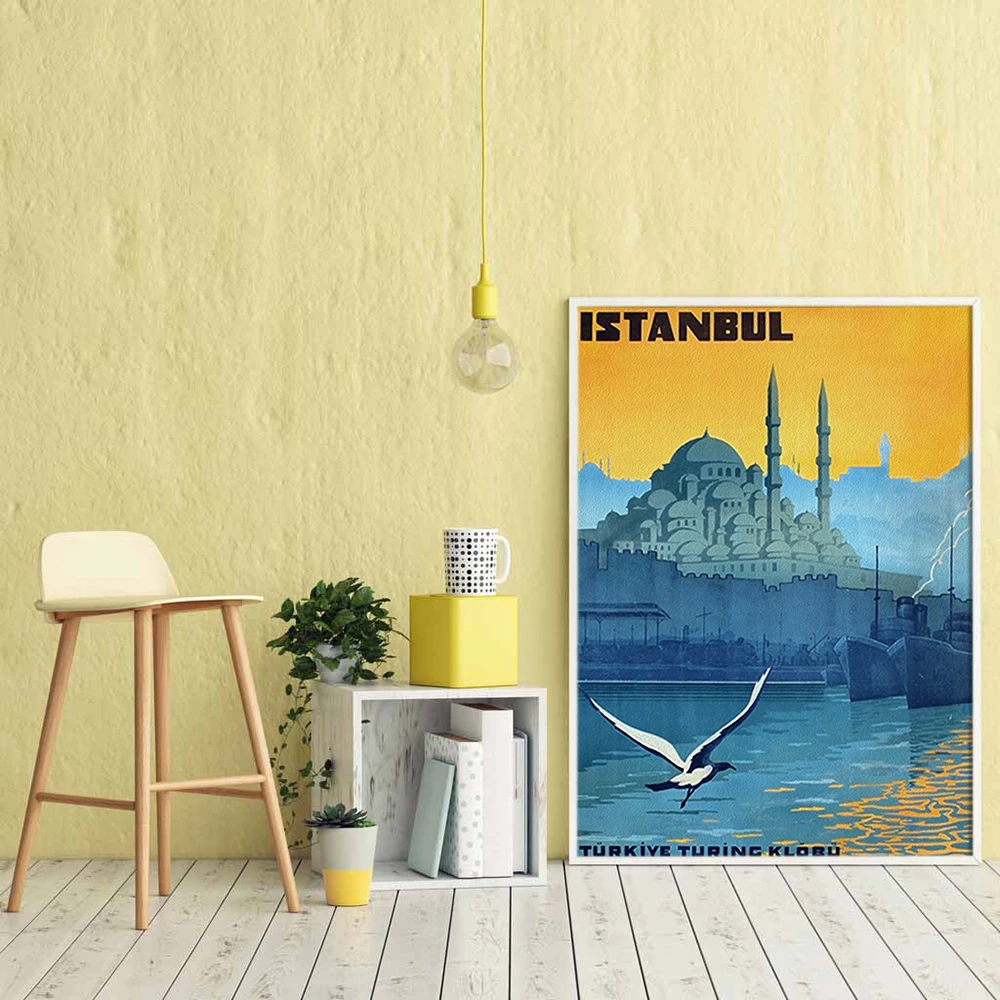 Wall Art Poster Travel Art Wall art Poster,Art Print Turkish Poster ...