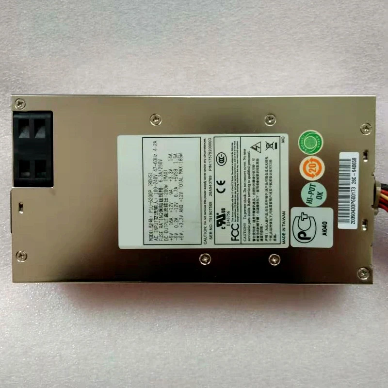 Original PSU For Emacs Advantech ATX 1U 200W Switching Power Supply P1U ...