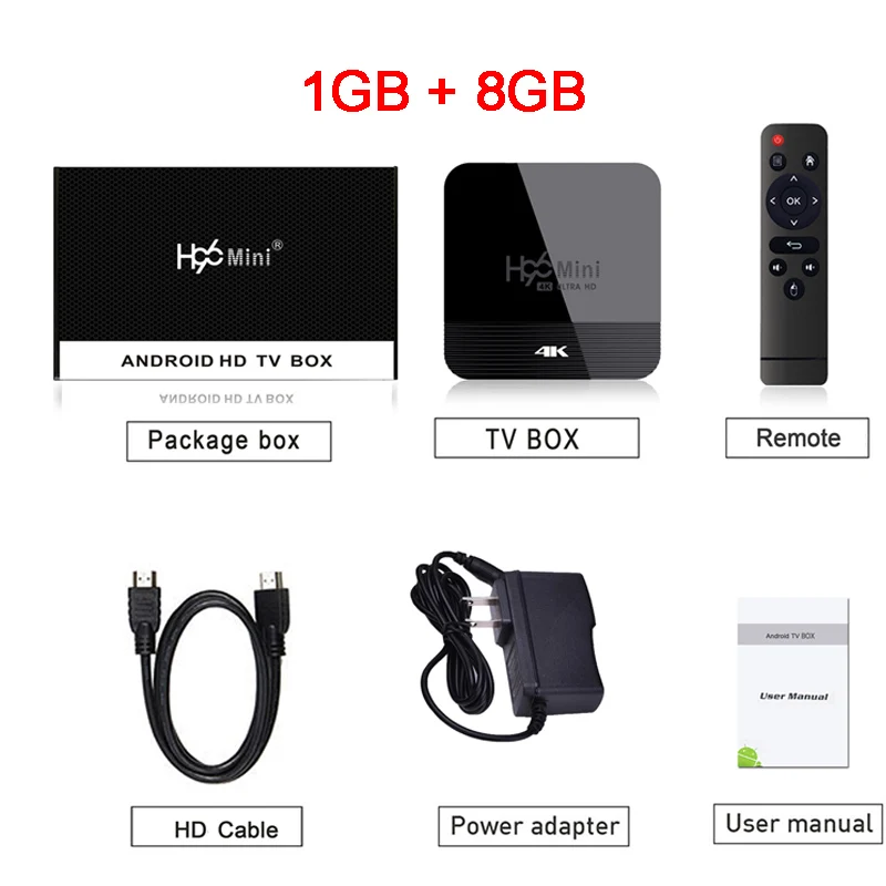 Android Box H96 Mini H8 TV Box Android 9.0 2GB 16GB RK3228 2.4G/5G Wifi ...
