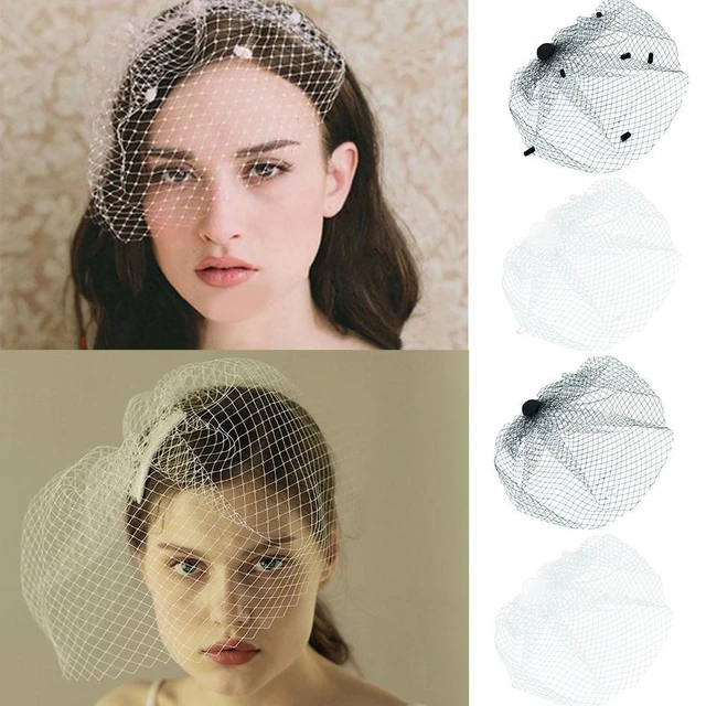 Vintage Black Birdcage Veil