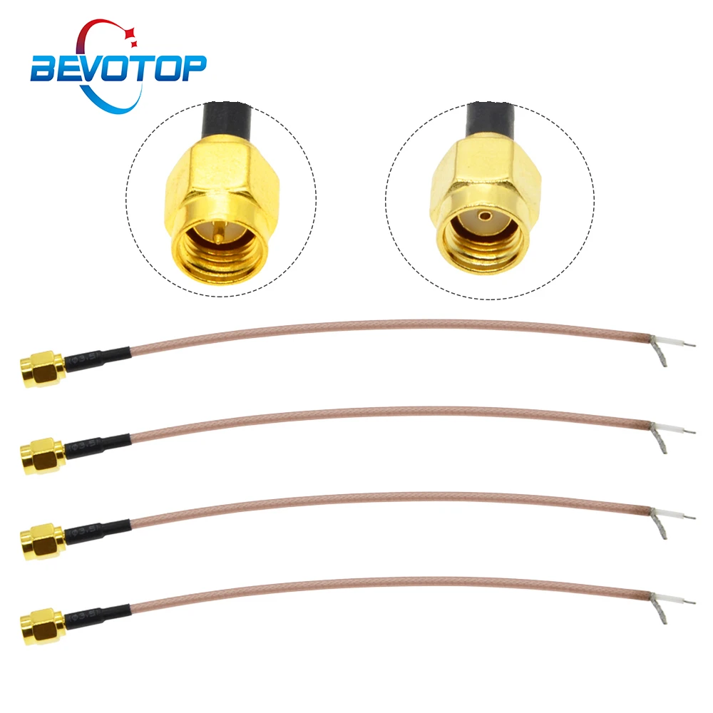 1pcs Single End SMA Male to PCB Solder Pigtail RG316 Cable for WIFI ...