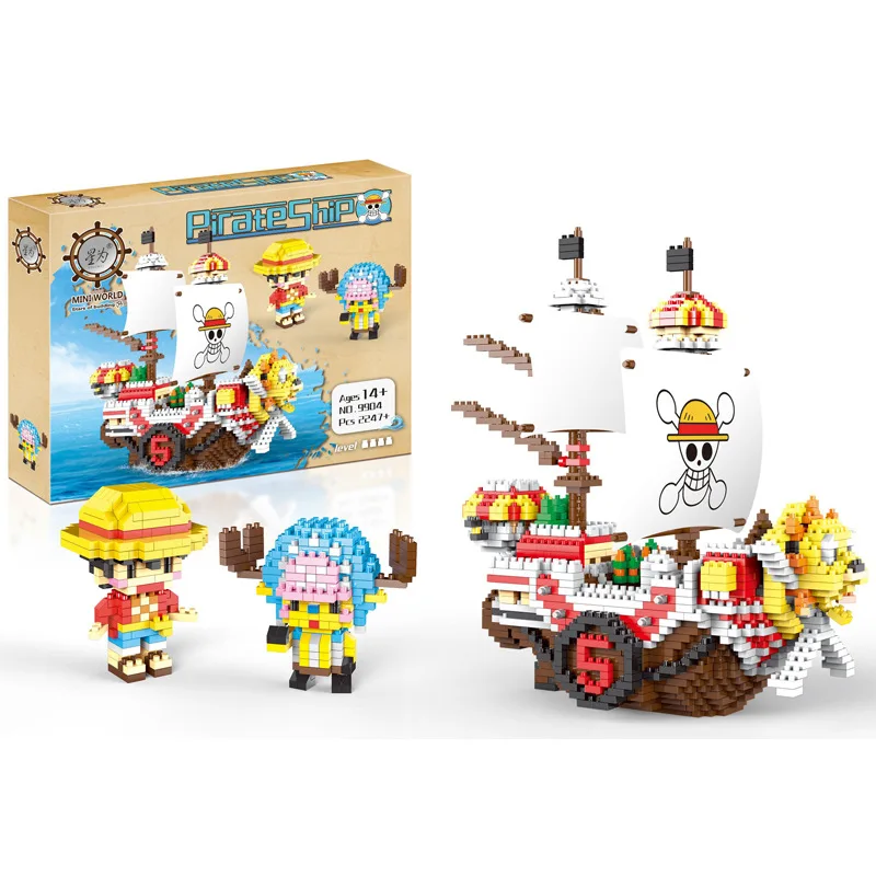 2247pcs-Anime-One-Piece-Building-Blocks-Thousand-Sunny-Pirate-Ship ...