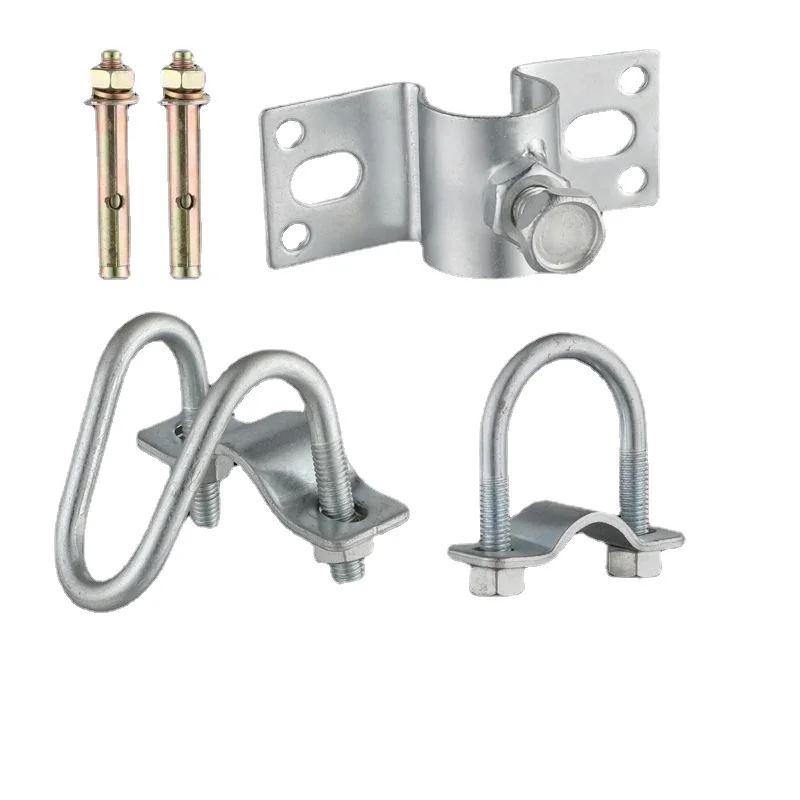 1 Buah Klip Klem Pipa Besi Galvanis untuk Pipa Baja Gesper Silang ...