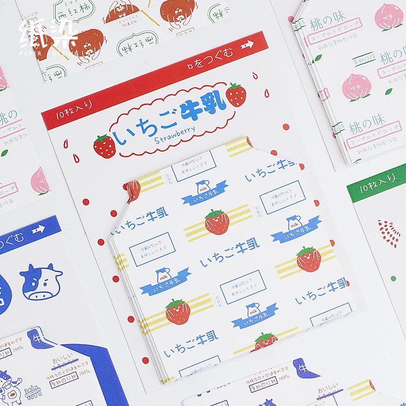 100 pcs/lot 24-hour convenience store series Paper Envelopes cute ...