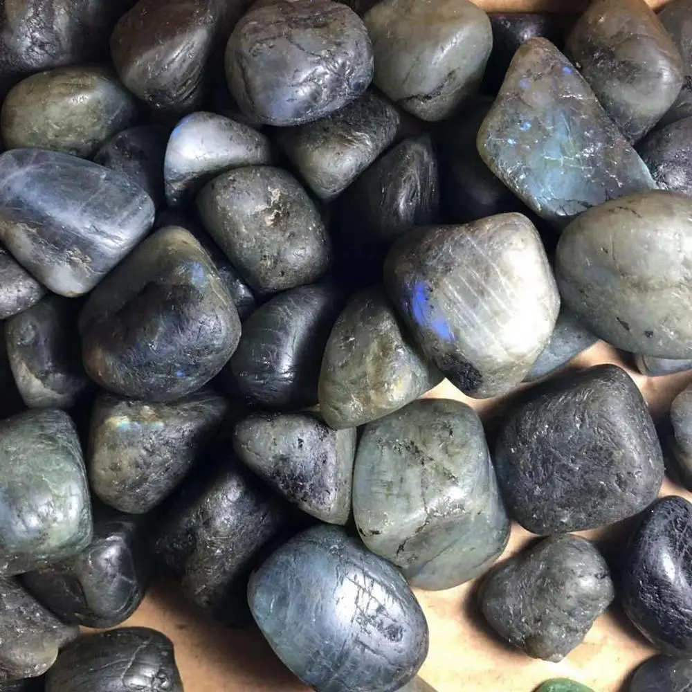 natural labradorite big tumbled stones chakra 100g crystal original ...