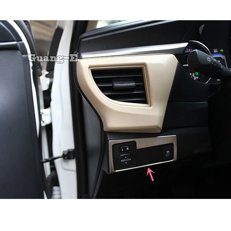 For-Toyota-Corolla-Altis-2014-2015-2016-Stick-Cover-Stainless-Steel ...