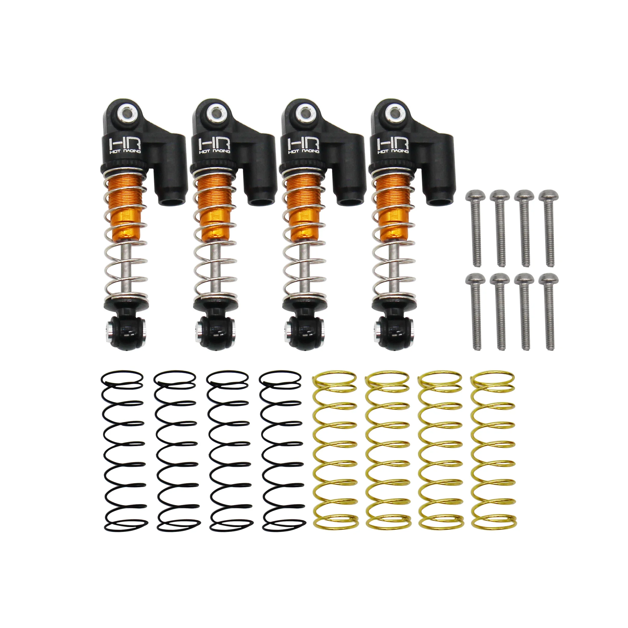 Hot Racing Oil Emulsion aluminum shocks for 1/24 Axial SCX24 or other 1 ...