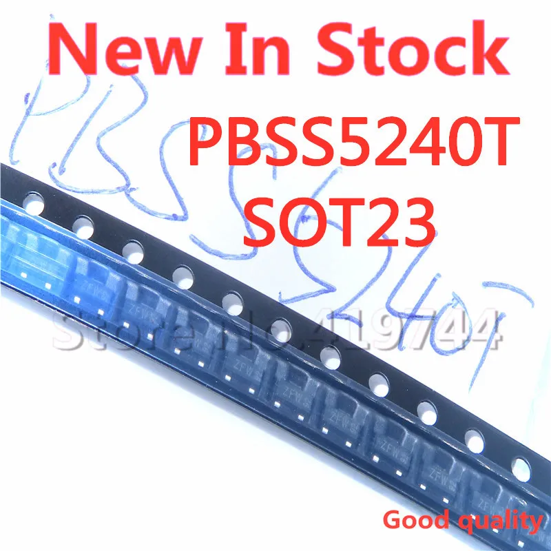 10PCS/LOT Quality 100% PBSS5240T (screen printing ZFW) SOT-23 PNP transistor chip transistor In ...