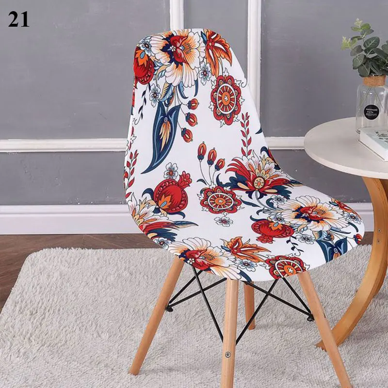 1-Pc-Printed-Chair-Cover-For-Shell-Chair-Washable-Removable-Armless ...