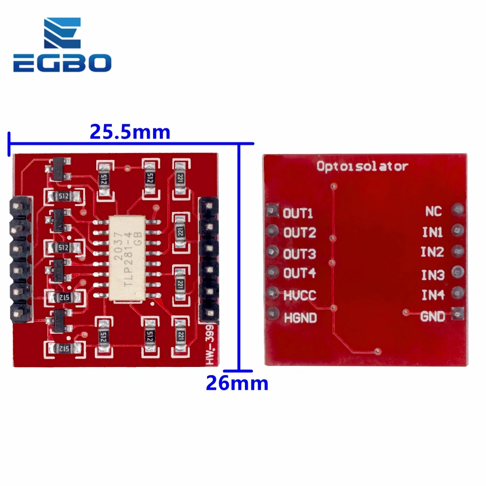 TLP281 4 CH 4 Channel Opto isolator IC Module For Arduino Expansion ...