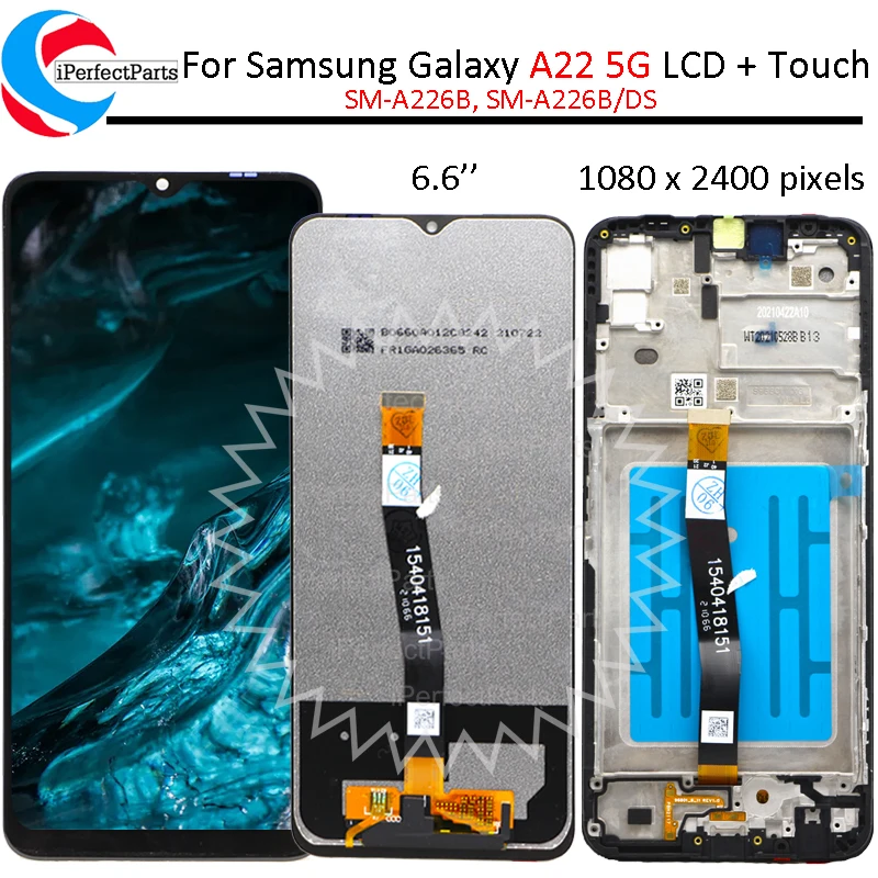 Original-For-Samsung-Galaxy-A22-5G-SM-A226B-A226-Display-With-Frame ...