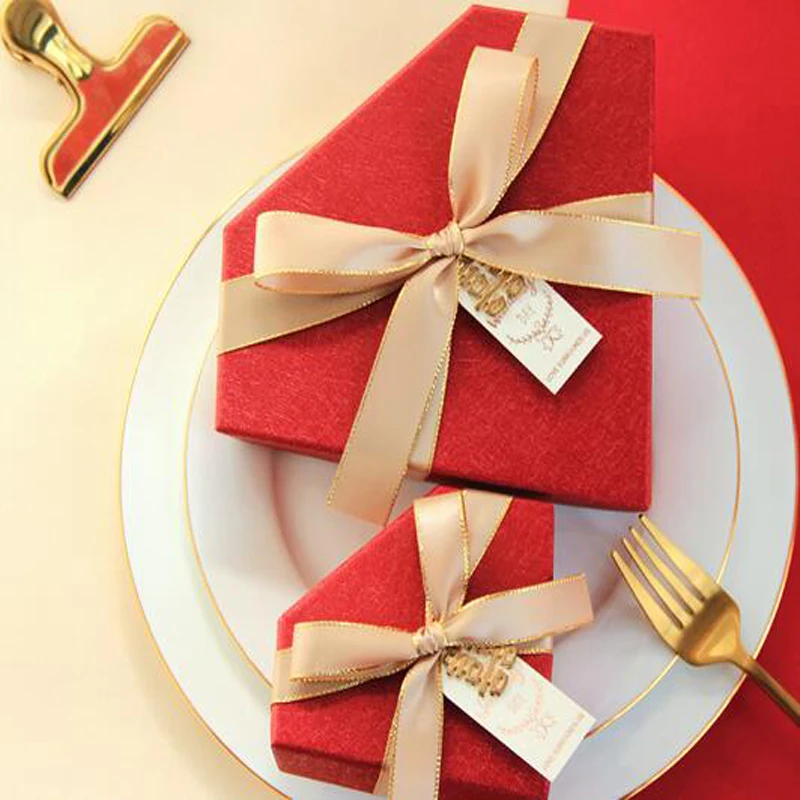 Red Glitter Gift Boxes