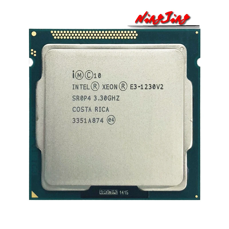 Intel Xeon v2 E3 1230 E3 E3 1230v2 1230 v2 3.3 GHz Quad Core Processor ...