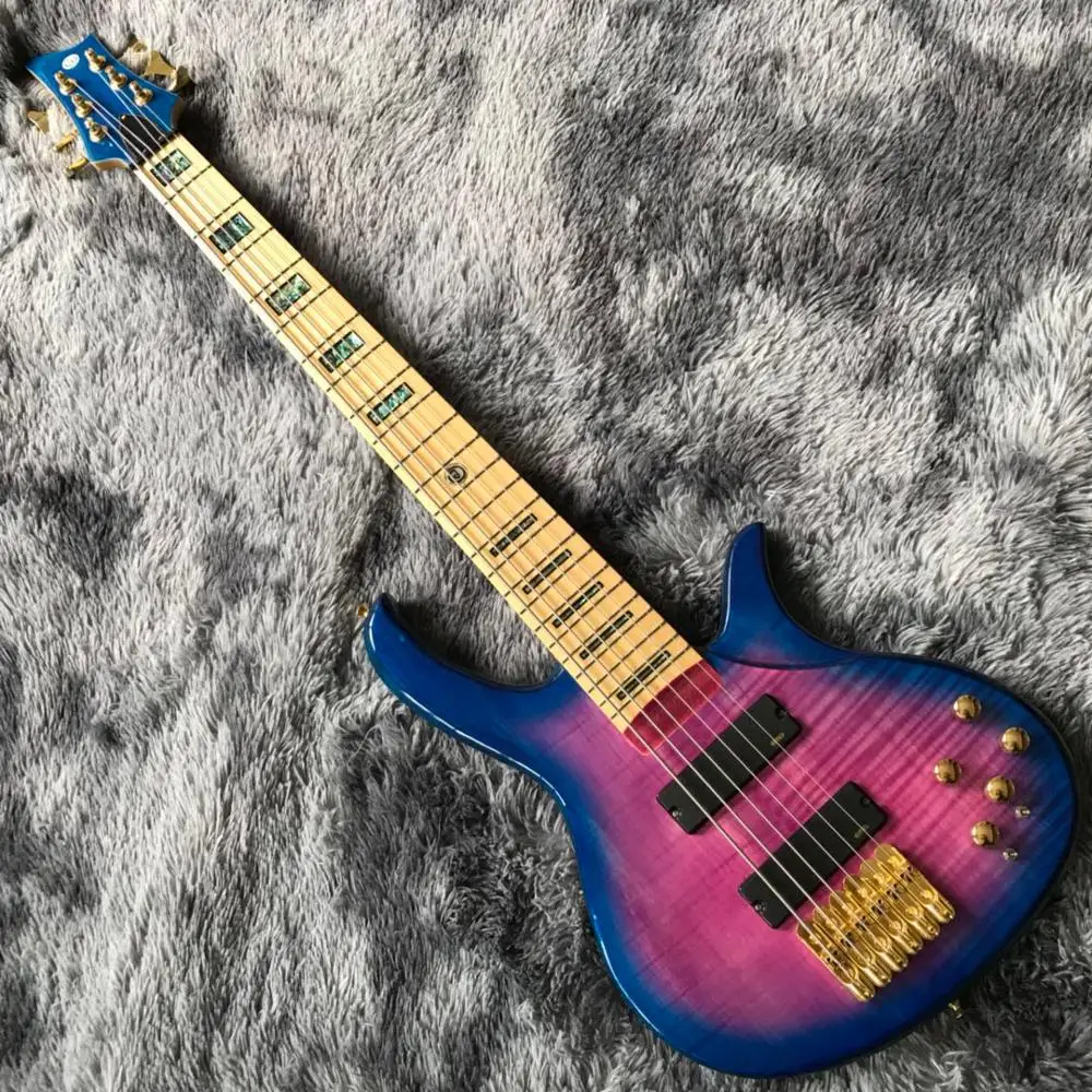 Purple Bass Guitar