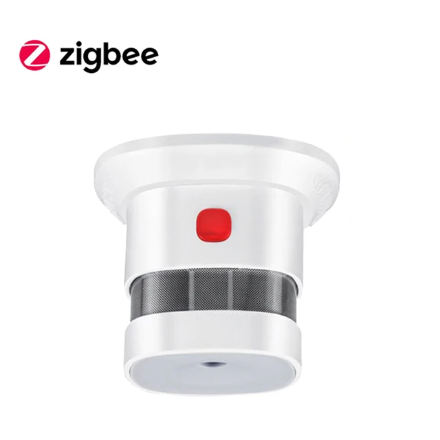 Wireless Zigbee Smart Anti-fire Alarm Smoke Sensor Smart Home Sensors 2 ...