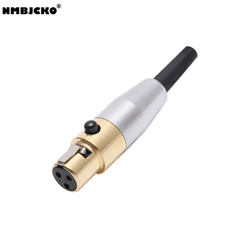 High Quality Gold Plated 50pcs/lot Mini Xlr Female Audio Mic Connector ...