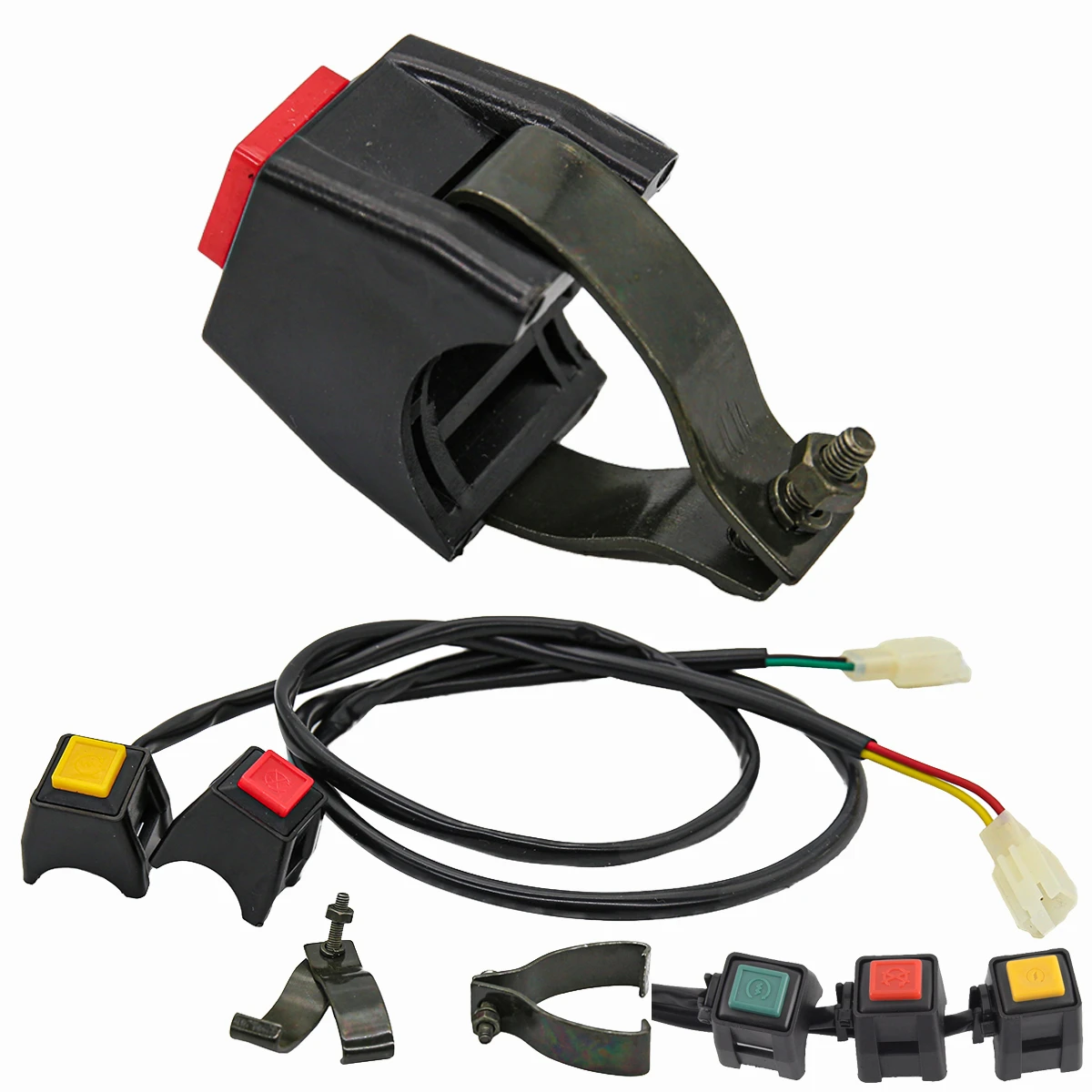 New 1pcs Motocycle ON OFF Engine Starter Kill Switch Fit For Honda ...