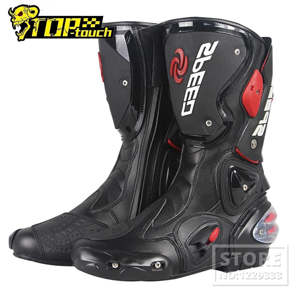 PRO BIKER SPEED BIKERS Botas de Moto para hombre, calzado para carreras ...