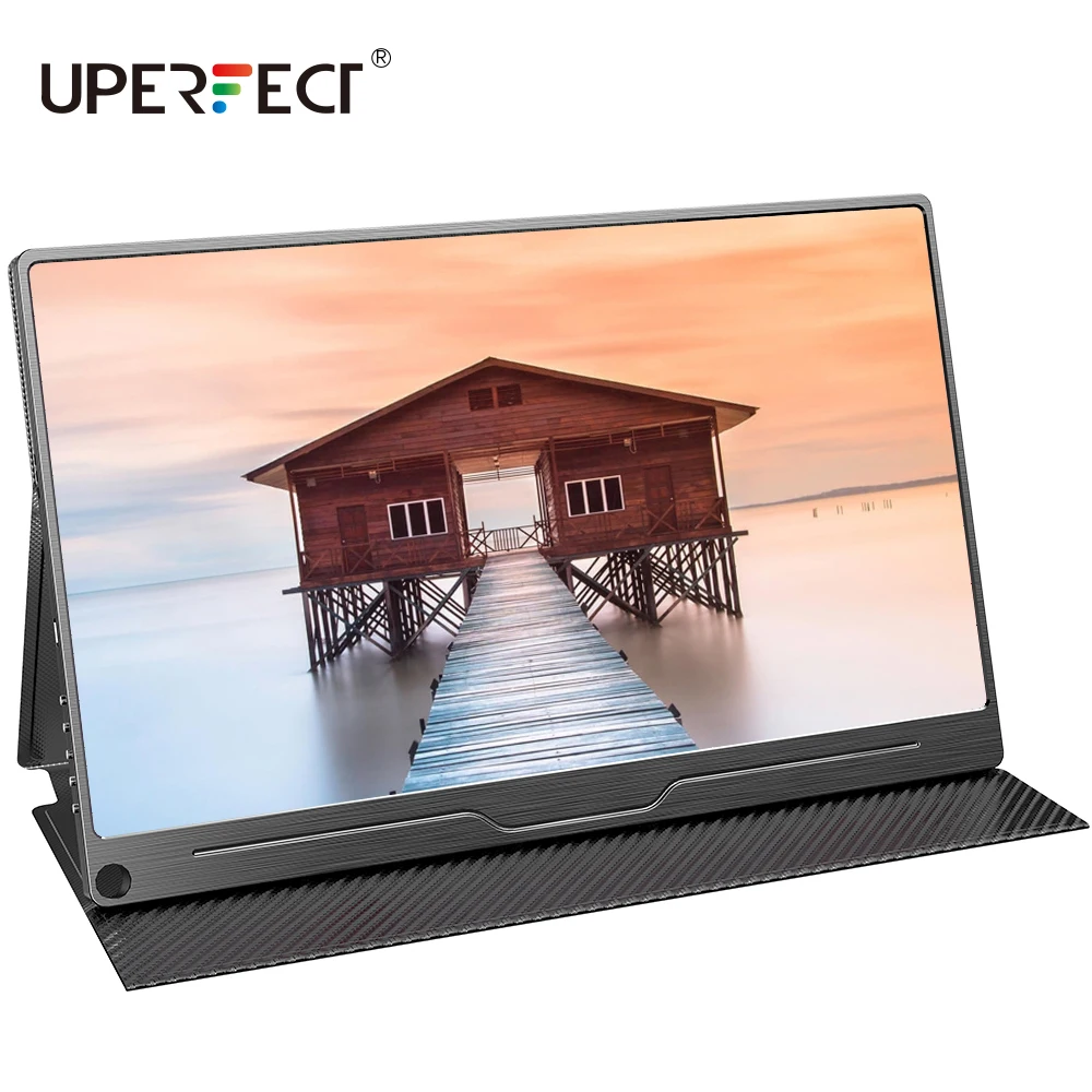 UPERFECT 13.3 인치 LCD 모니터 휴대용 초박형 1080P IPS FHD, USB C 타입, 휴대용 디스플레이 ...