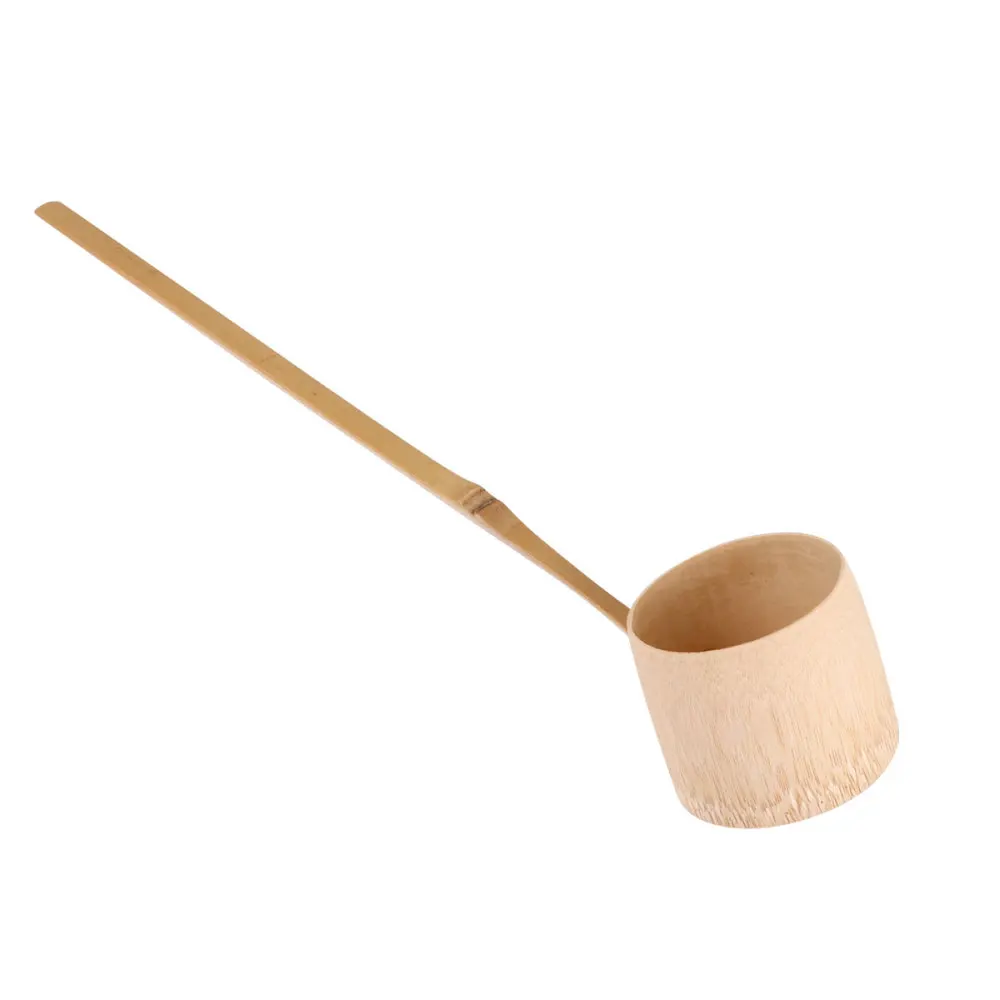 Ladle-Water-Spoon-Scoop-Japanese-Kitchen-Woodenteawood-Soup-Ladles-Bath ...