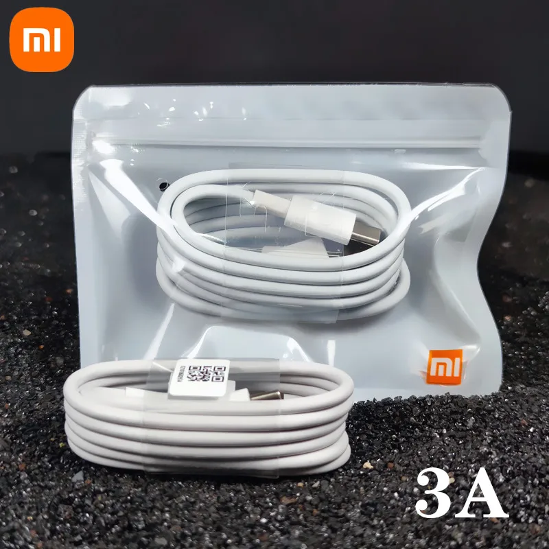 Xiami Phone Cable 3A Fast Charger Cable 1M USB Type C cable for Redmi 8 ...