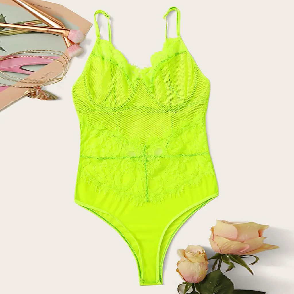 Эротические костюмы женская сексуальная сетка нижнее белье Babydoll ...