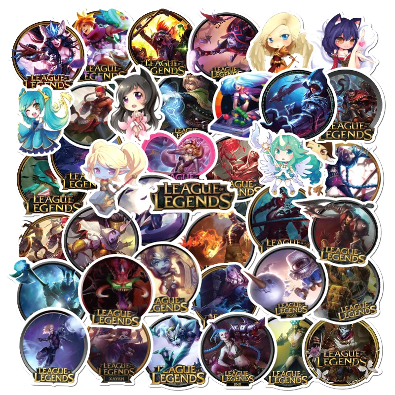 Paper League of Legends Vinyl Sticker Poro League of Legends Stickers ...