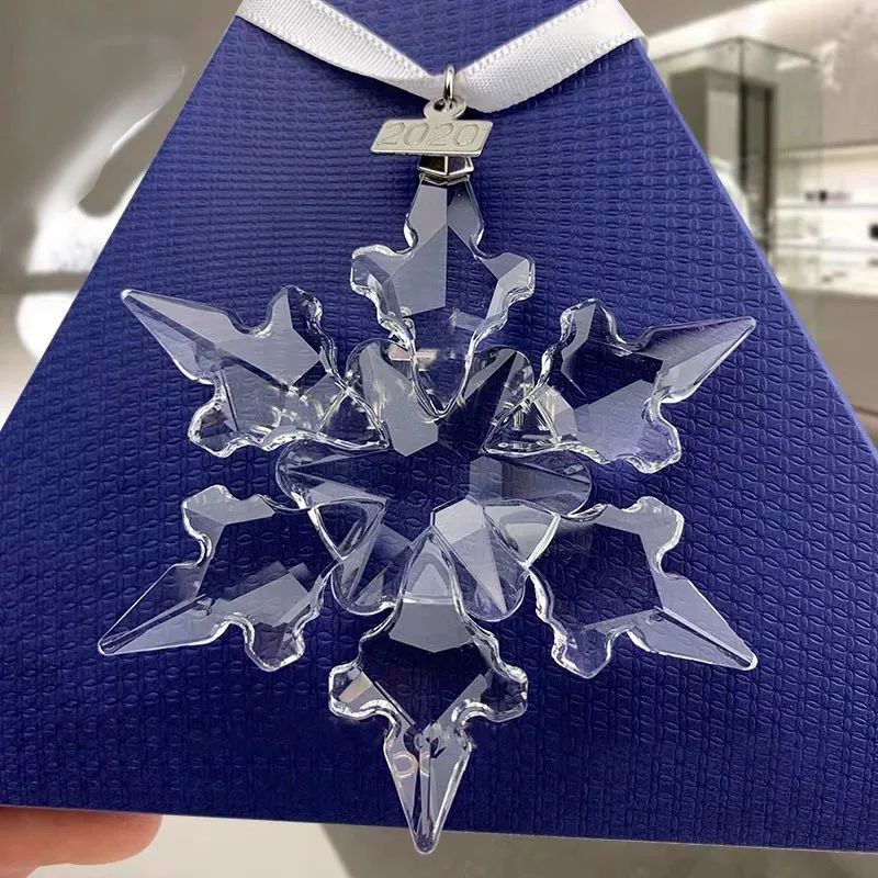 2024-Crystal-Snowflake-Car-Hanging-Car-Ornaments-Car-Pendant-Car ...