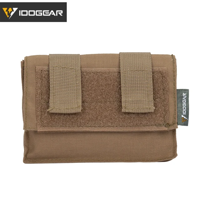 IDOGEAR Tactical FAST Helmet Cover Pouch Removable Rear Pouch NVG ...