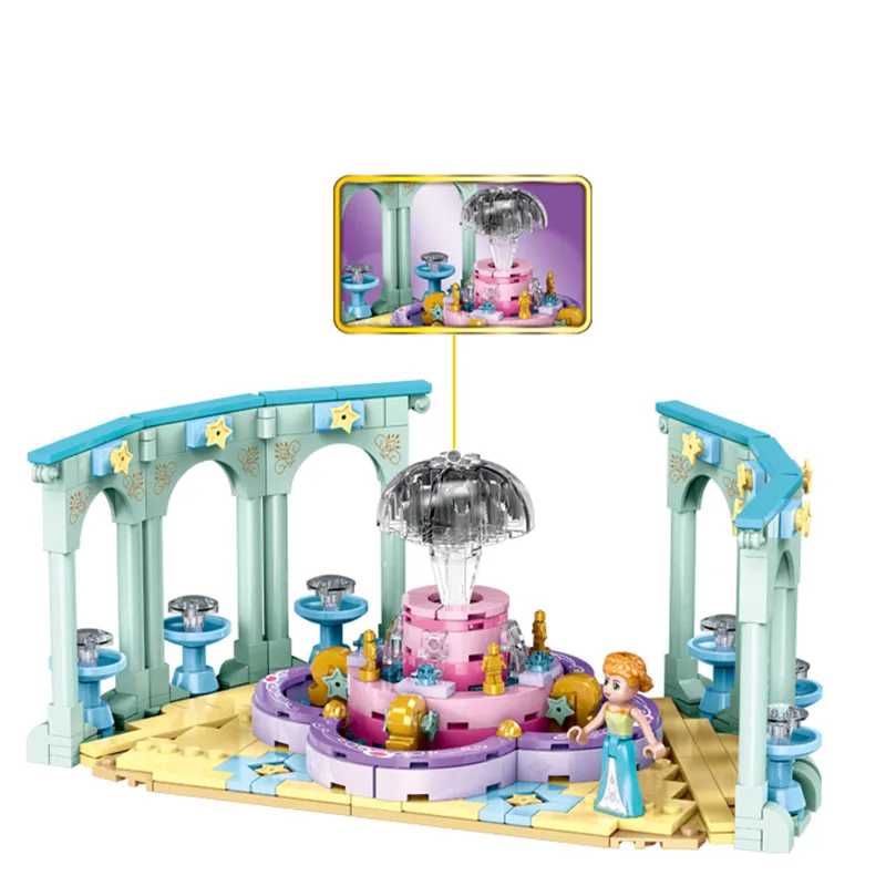 Xingbao 12023 Building Blocks Girls Series The Royal Fountain Set ...