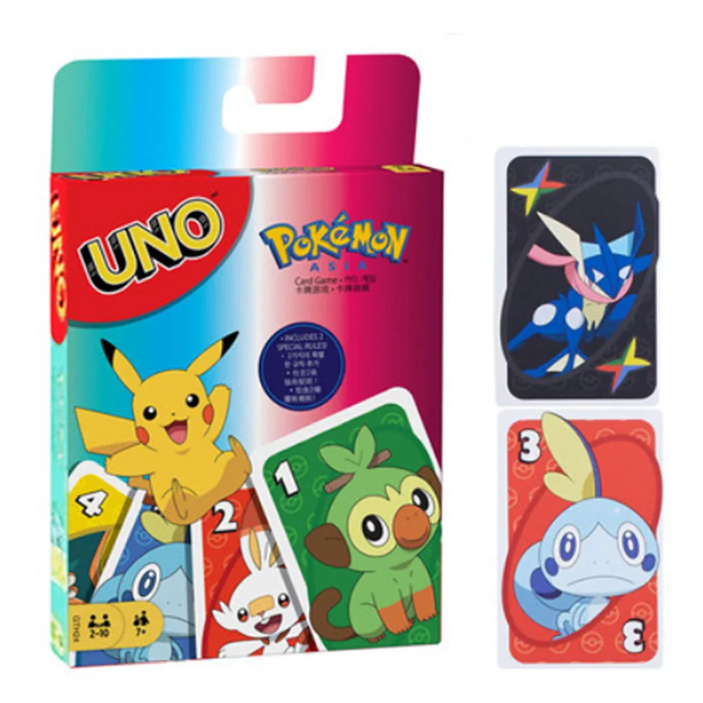 Anime UNO Card Pokémon Dragon Ball Naruto Game Family Entertainment ...