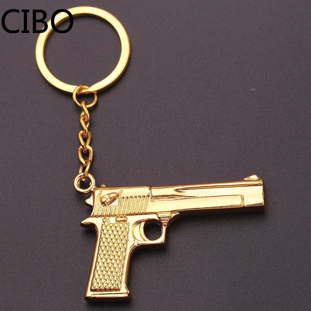 2019 New Miniature Revolver Pistol Weapon Gun Keychain Keyrings Vintage ...