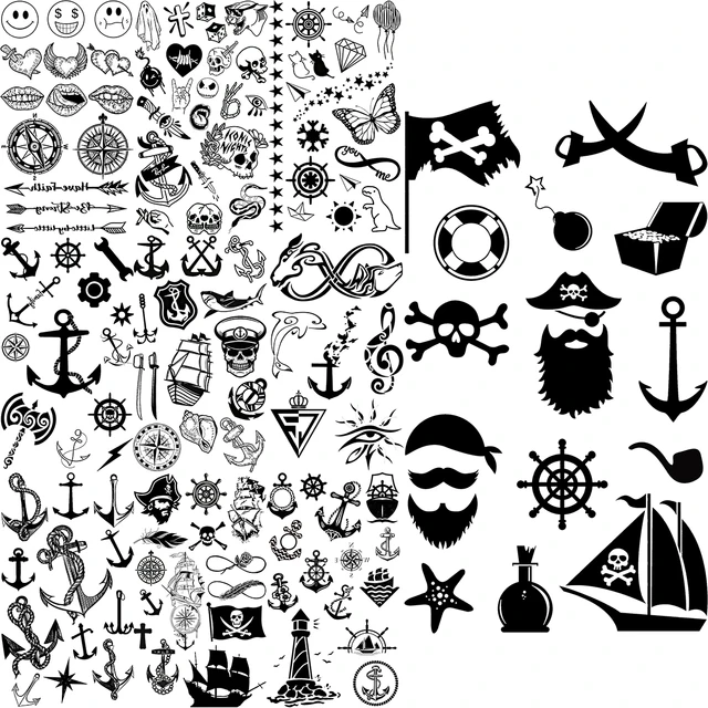 Simple Pirate Tattoo