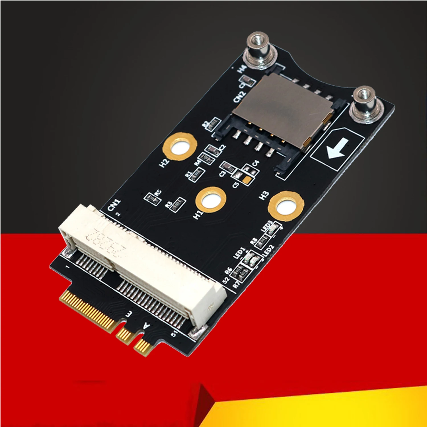 M.2 Wifi Adapter Mini PCIE Wireless Network Card to M2 NGFF Key A+E ...