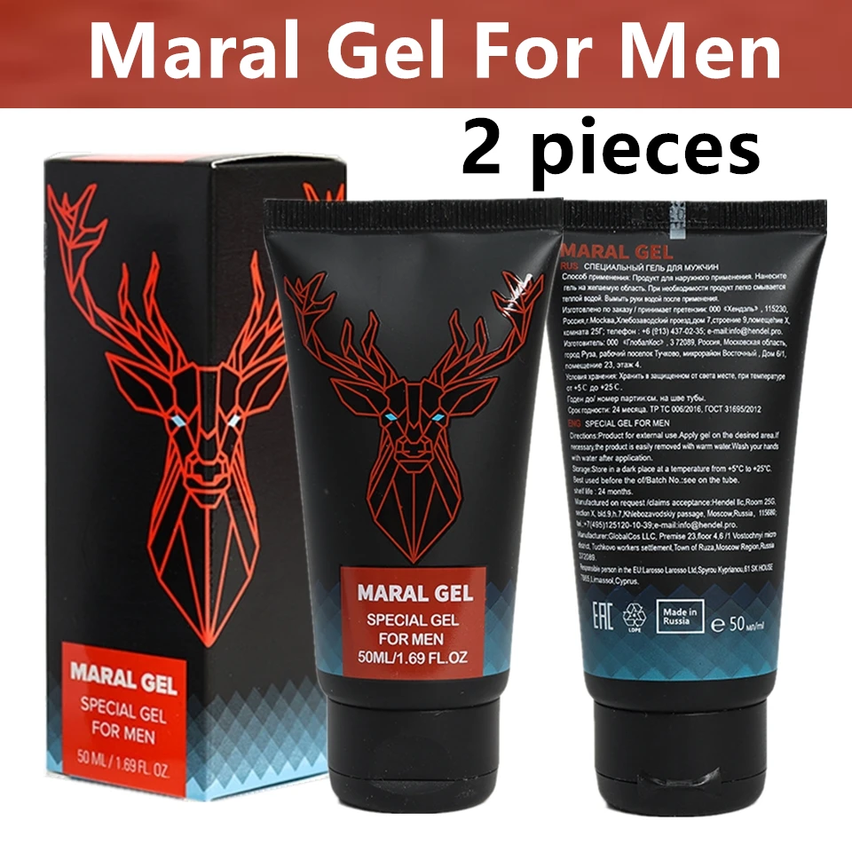 2pcs Original Russian Maral Gel 50ml Male Penis Enhancement