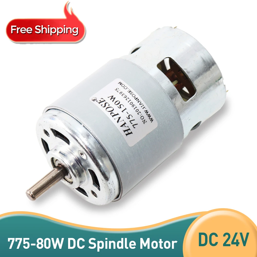 Durable 775 Motor 80w 8000rpm 24v Motor Brush Dc Motors 775 Lawn Mower ...