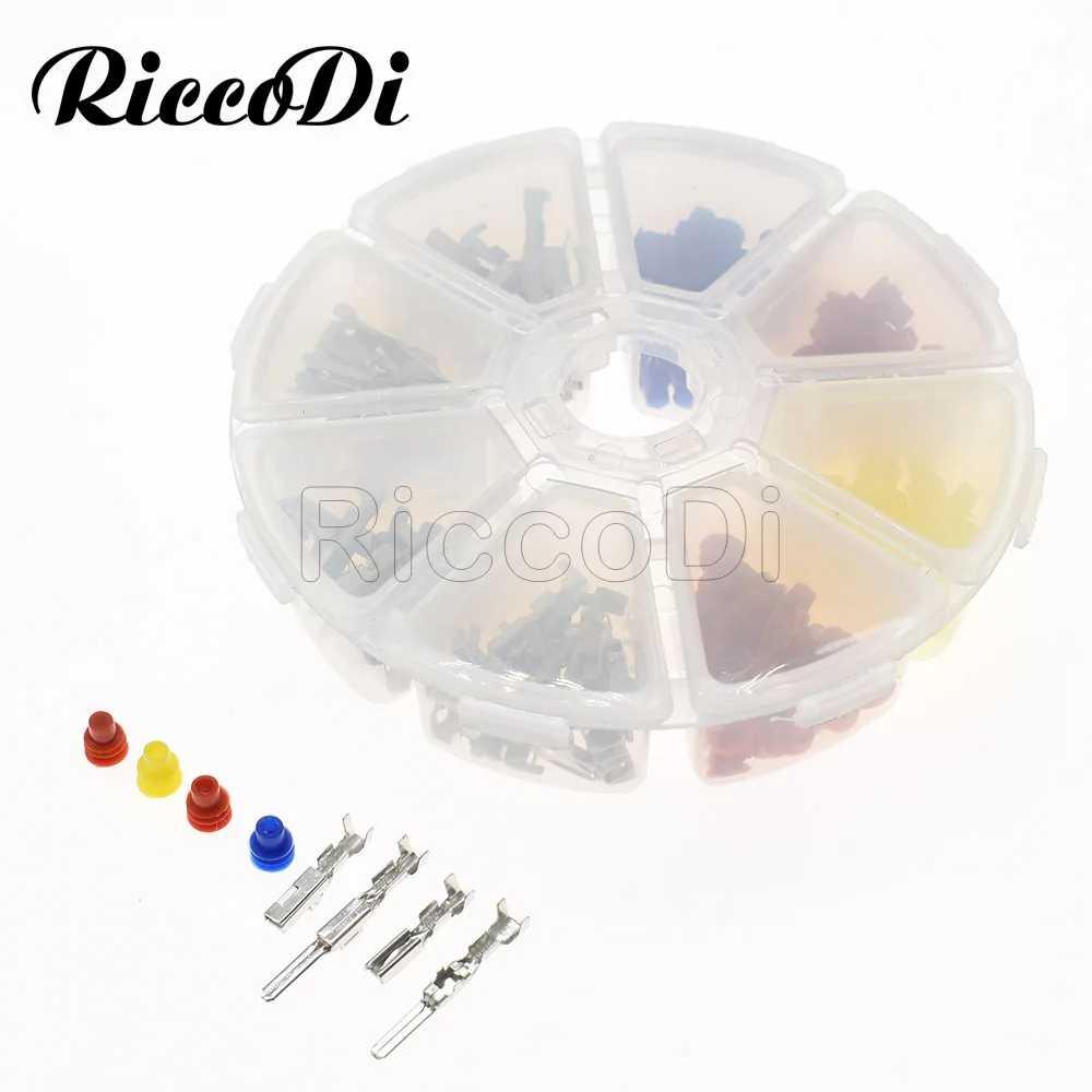 200PCs-2-0-2-2-Series-Crimp-Terminal-Rubber-Seals-Auto-Electrical-Male ...