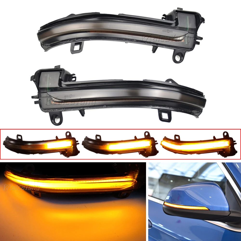 Led Dynamic Turn Signal Blinker Sequential Side Mirror Indicator Light ...