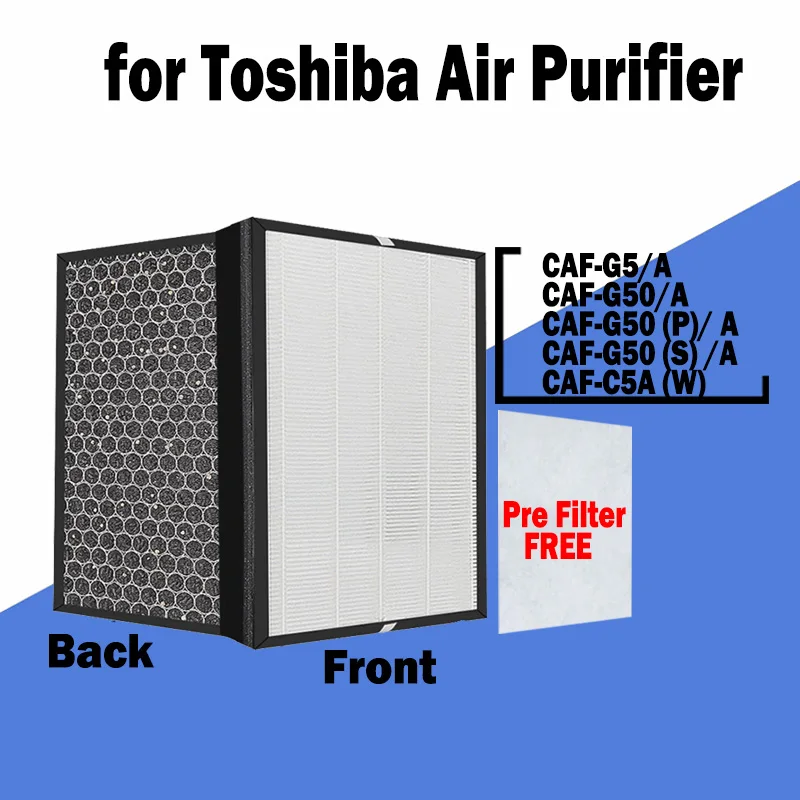 Hepa-Carbon-Composite-Filter-for-Toshiba-CAF-G5A-CAF-G5-CAF-G50-P-A-CAF ...