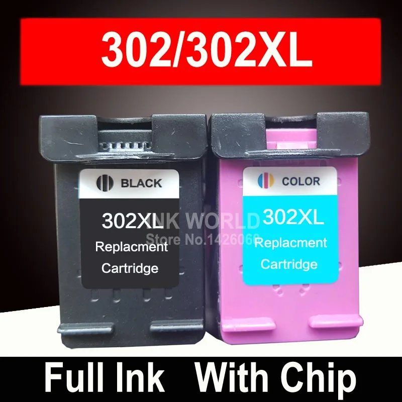 Europe-For-HP-302-302xl-Cartridge-Ink-Compatible-For-Deskjet-2130-2132 ...