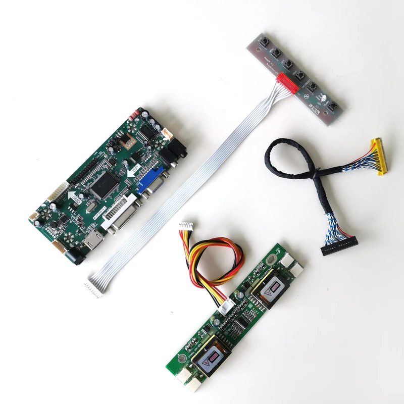 Placa de controlador de pantalla para LM220WE1 TLD3/TLD4 VGA + DVI, 1680x1050, 22 ", M.NT68676 ...